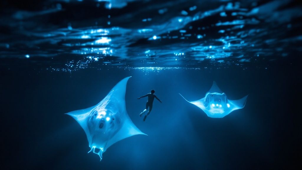 Manta Ray Night Snorkel Kona | Top Tours For 2025 | Kona Snorkel Trips