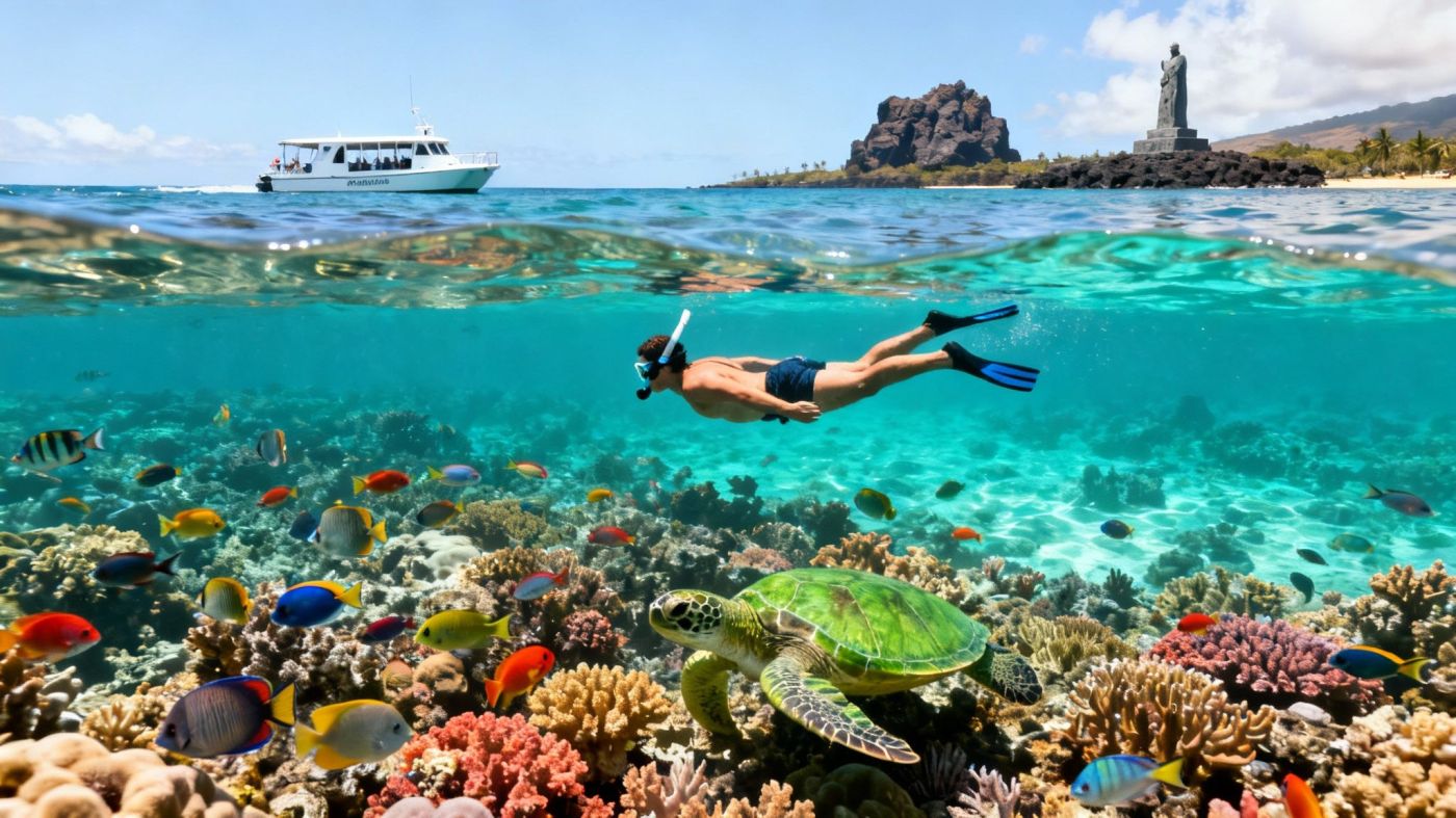 Your Guide To The Captain Cook Snorkel Tour In Kona | Kona Snorkel Trips