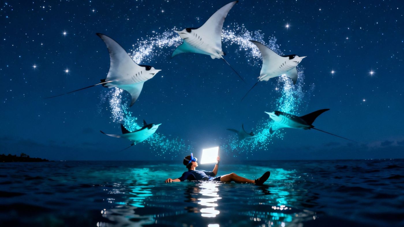 Explore Manta Ray Tour Kona: Kona Night Snorkel Adventure | Kona ...