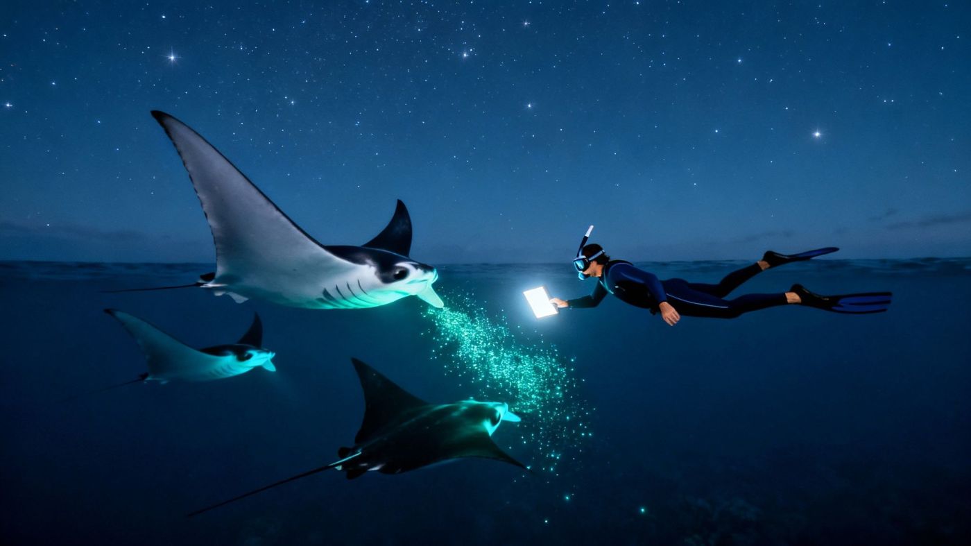 Your Guide To The Kona Manta Ray Night Snorkel Adventure | Kona Snorkel ...