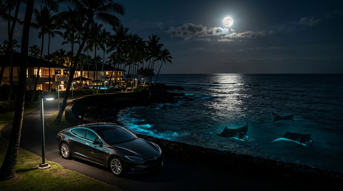 Can You Take Uber To A Kona Manta Ray Night Snorkel? | Kona Snorkel Trips