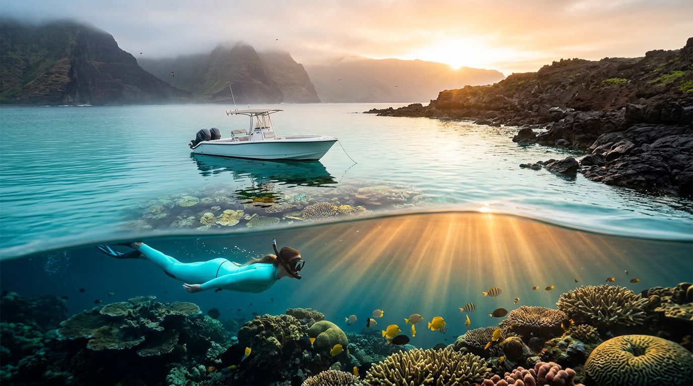 Captain Cook Snorkeling For Guests Who Hate Deep Water | Kona Snorkel Trips